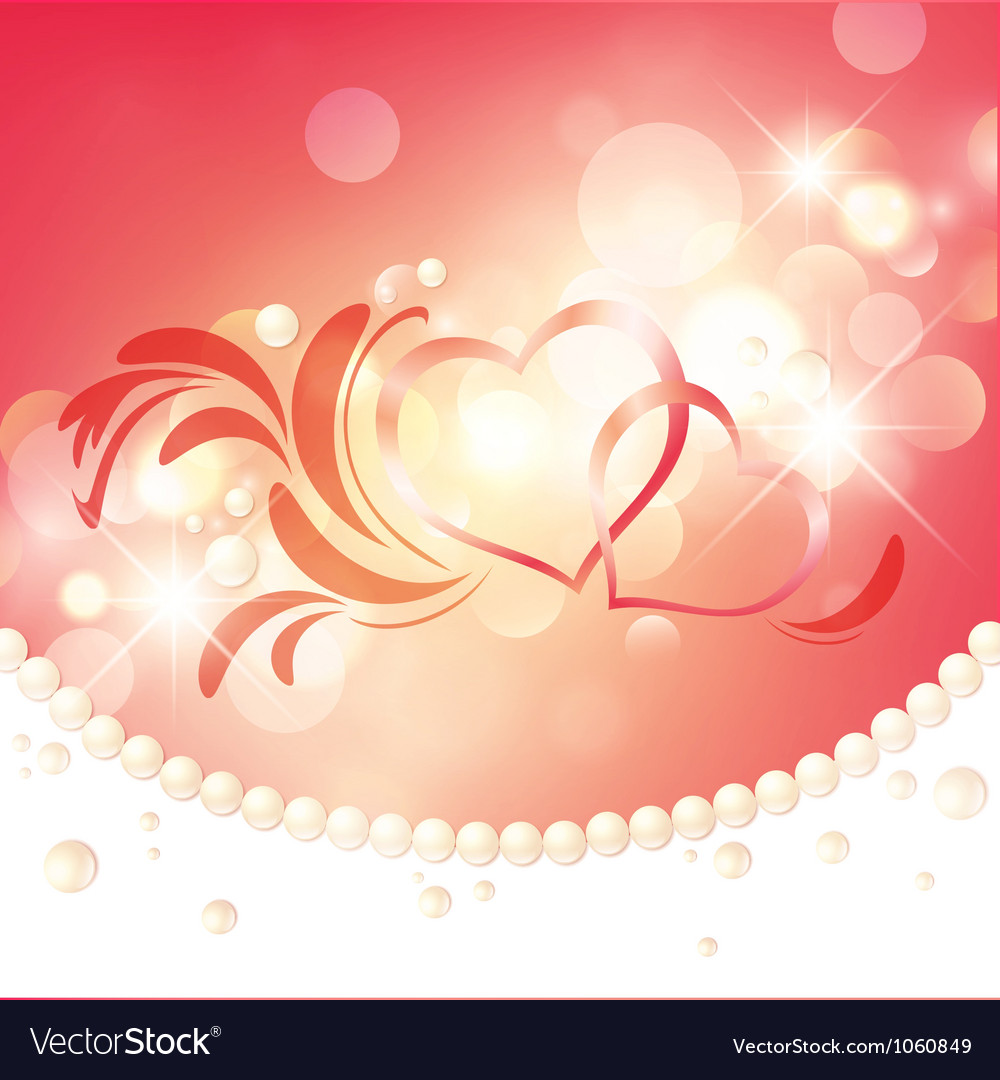 Valentine background Royalty Free Vector Image