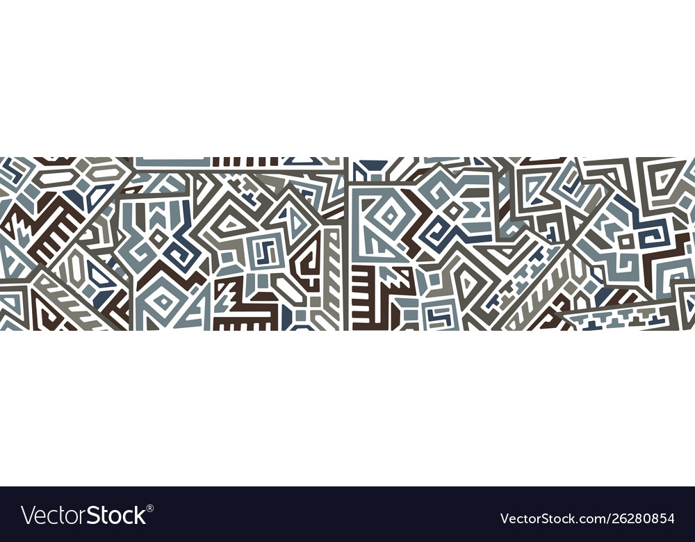 Creative geometric seamless pattern Royalty Free Vector