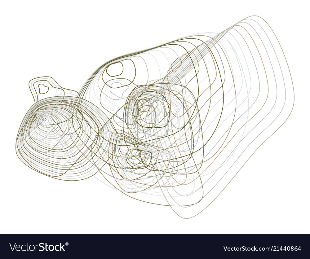 Geometric conceptual background path lines Vector Image