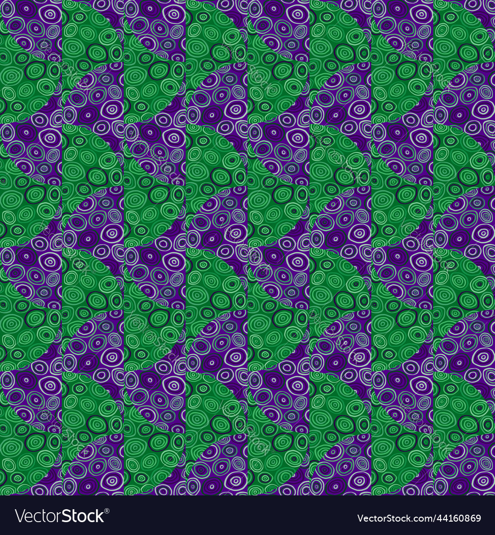 Hand drawn circle shapes seamless pattern Vector Image