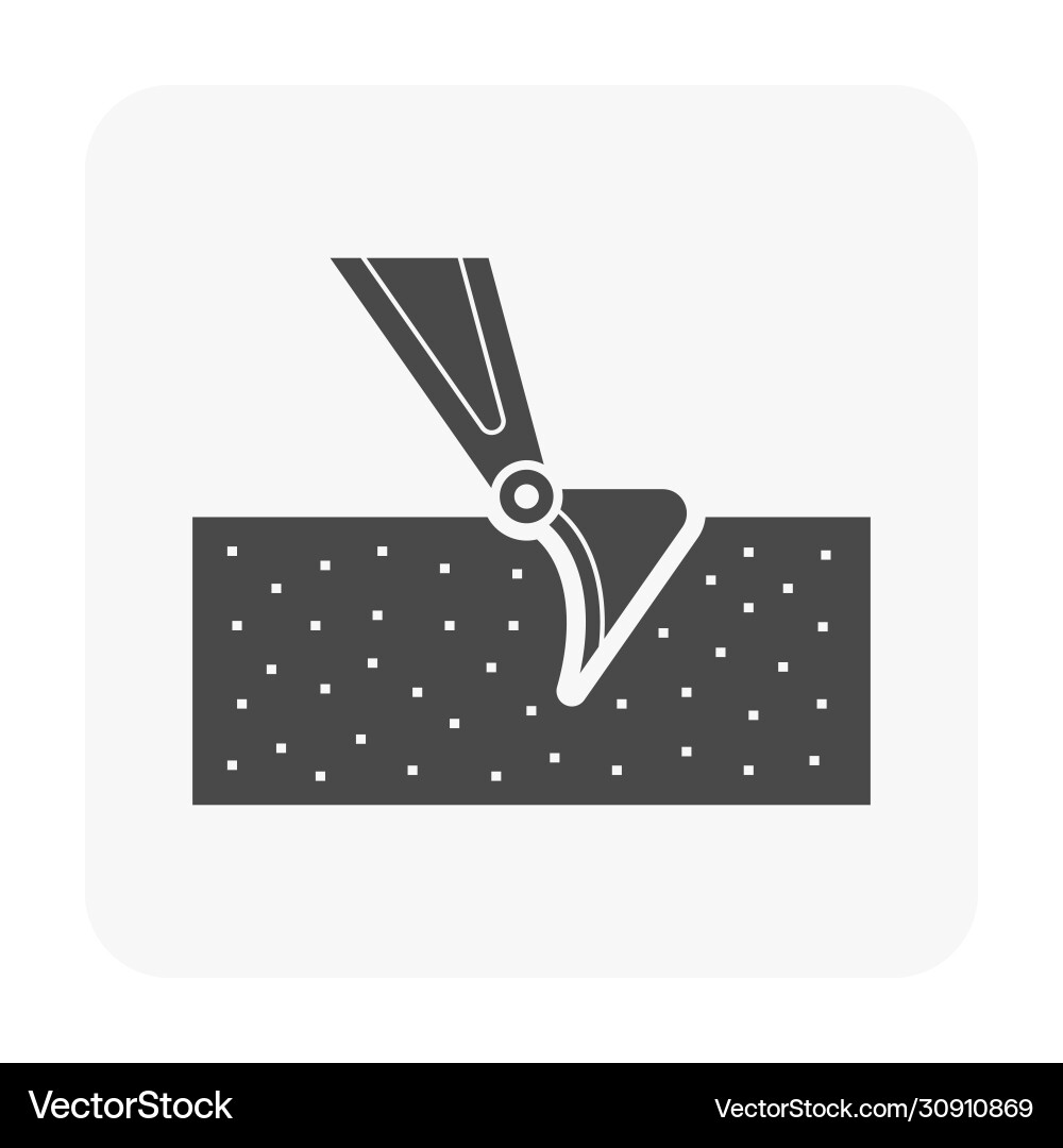 Soil excavation equipment Royalty Free Vector Image