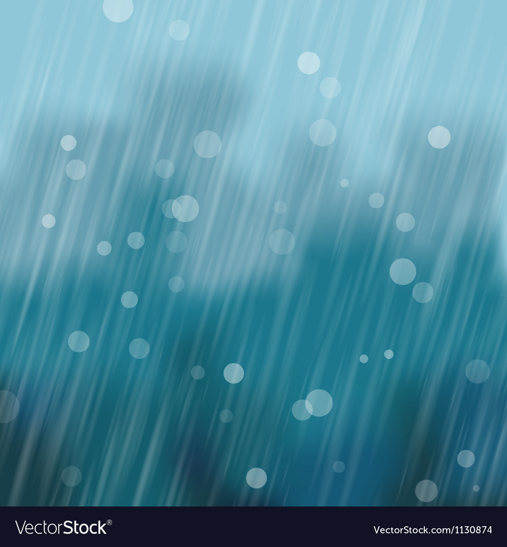 Rain background Royalty Free Vector Image - VectorStock