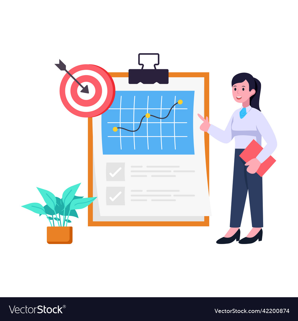 Target analytics Royalty Free Vector Image - VectorStock