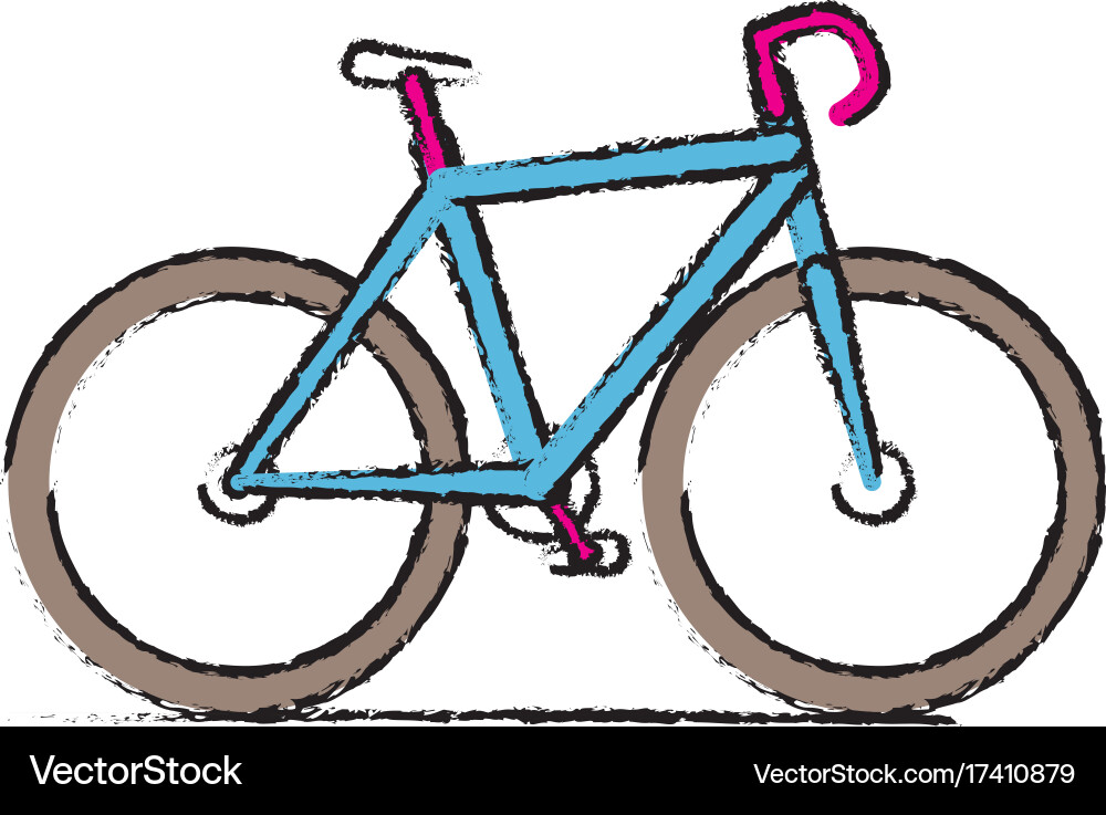 Bicycle race isolated icon Royalty Free Vector Image