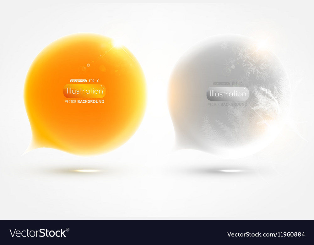 Bubble frame set Royalty Free Vector Image - VectorStock