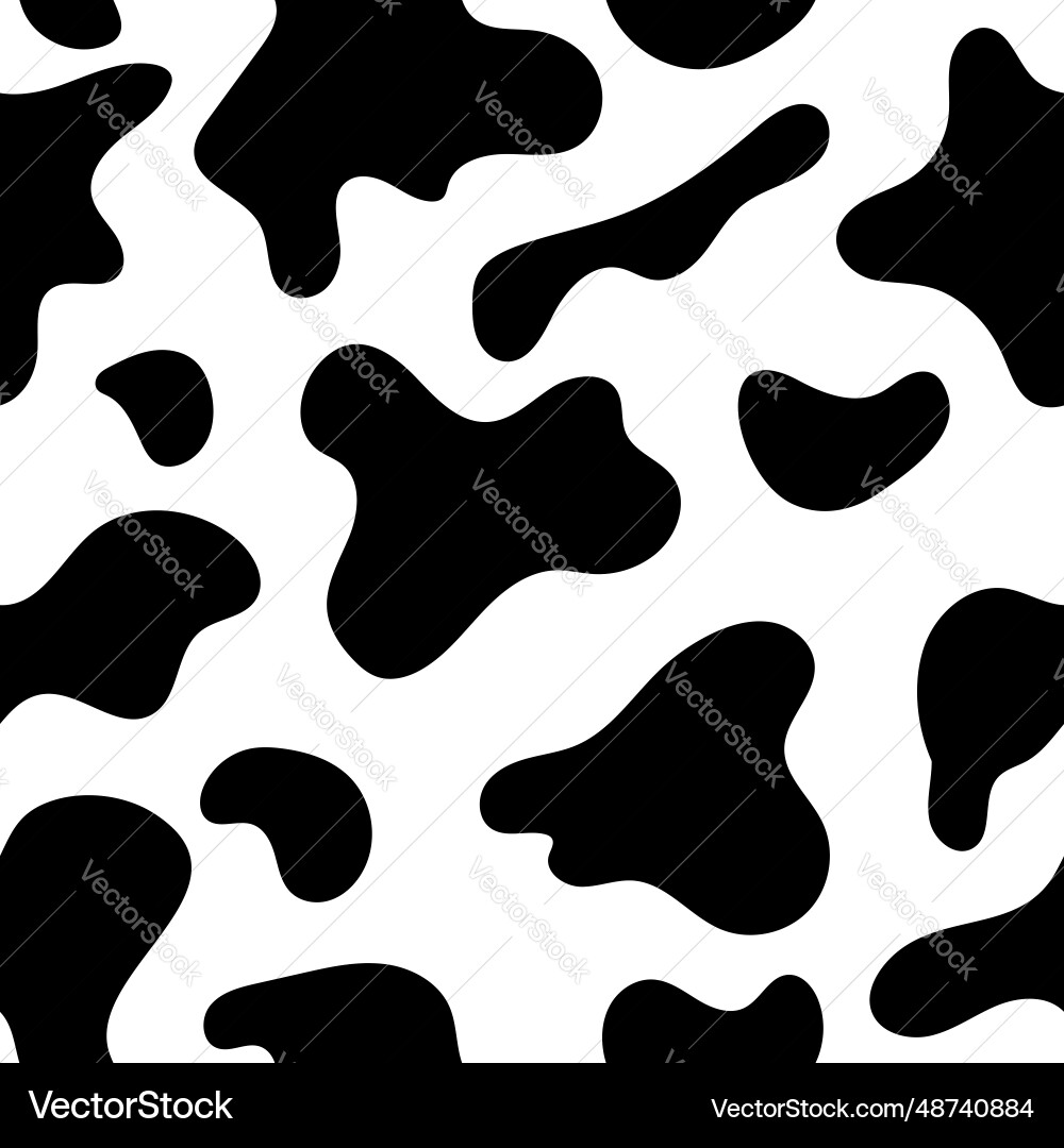 Cow pattern Royalty Free Vector Image - VectorStock