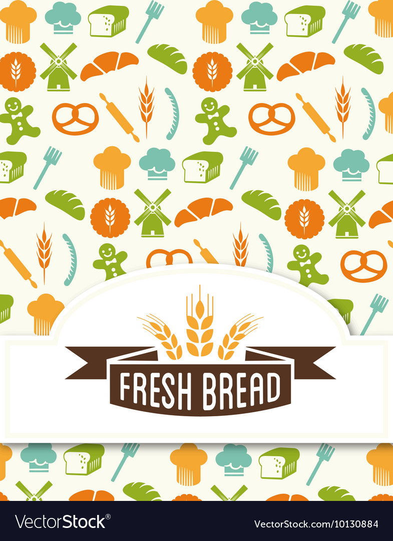 Food elements Royalty Free Vector Image - VectorStock