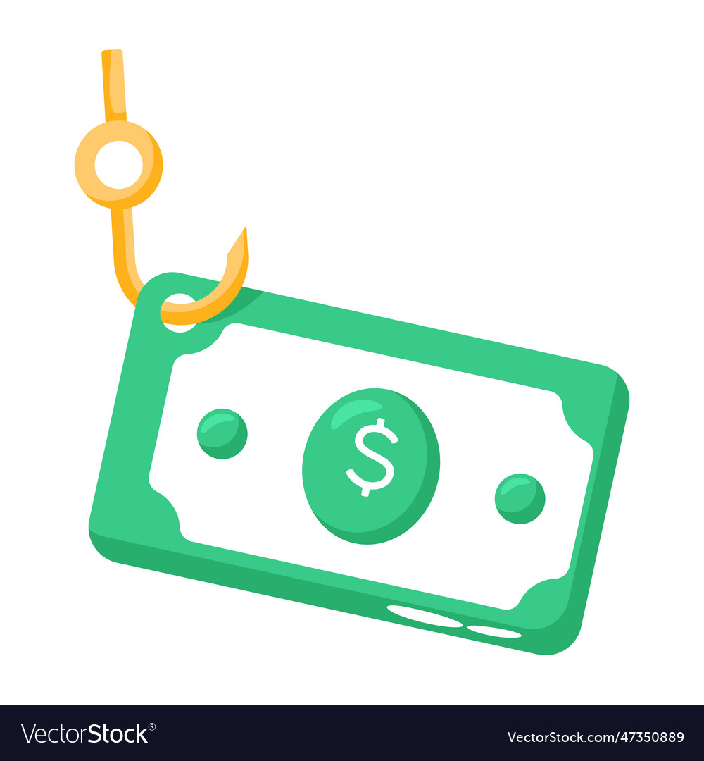 Money hacking Royalty Free Vector Image - VectorStock