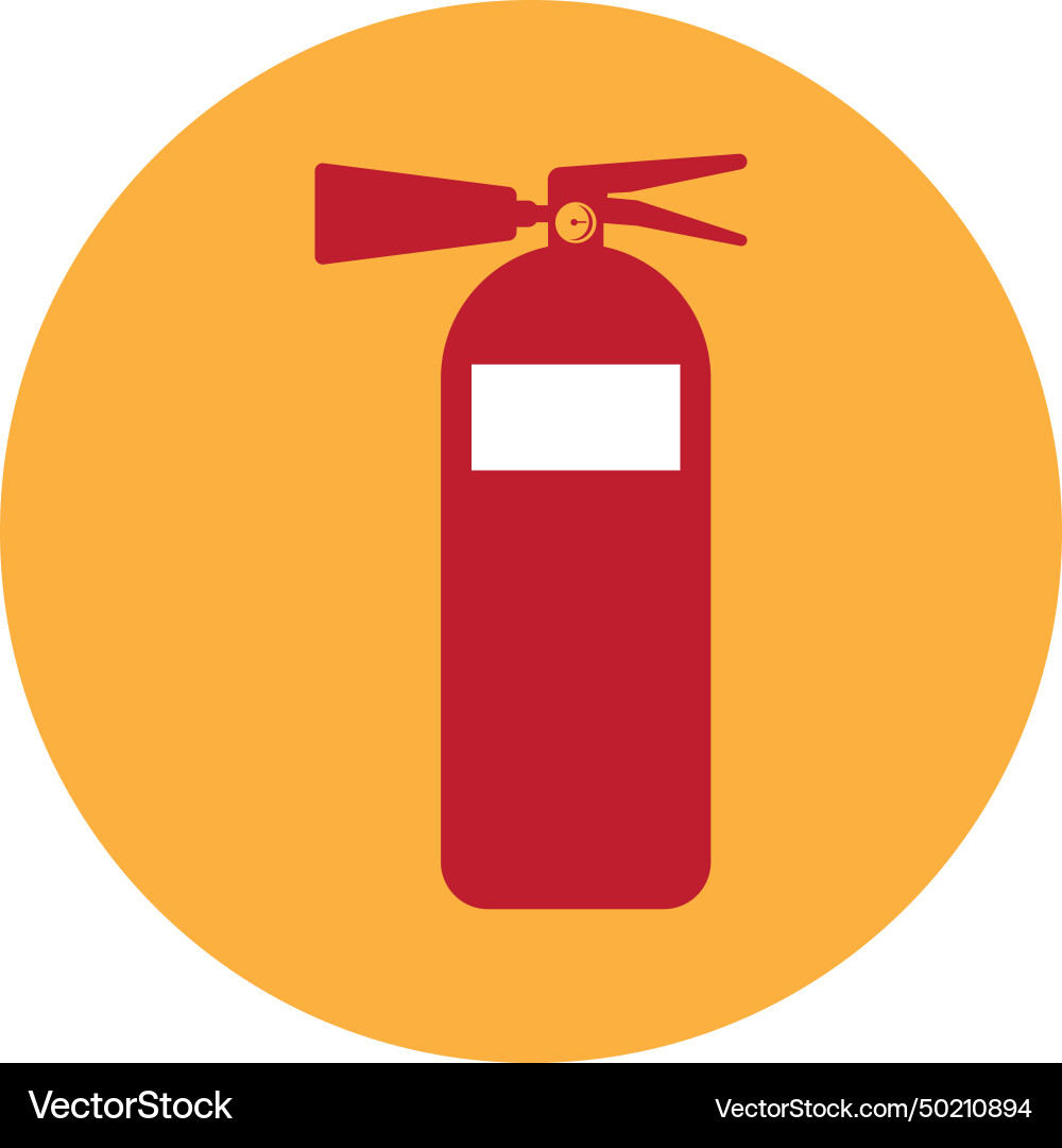 Fire extinguisher icon Royalty Free Vector Image
