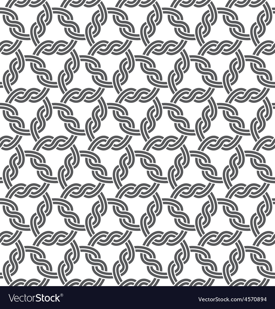 Macrame seamless pattern Royalty Free Vector Image