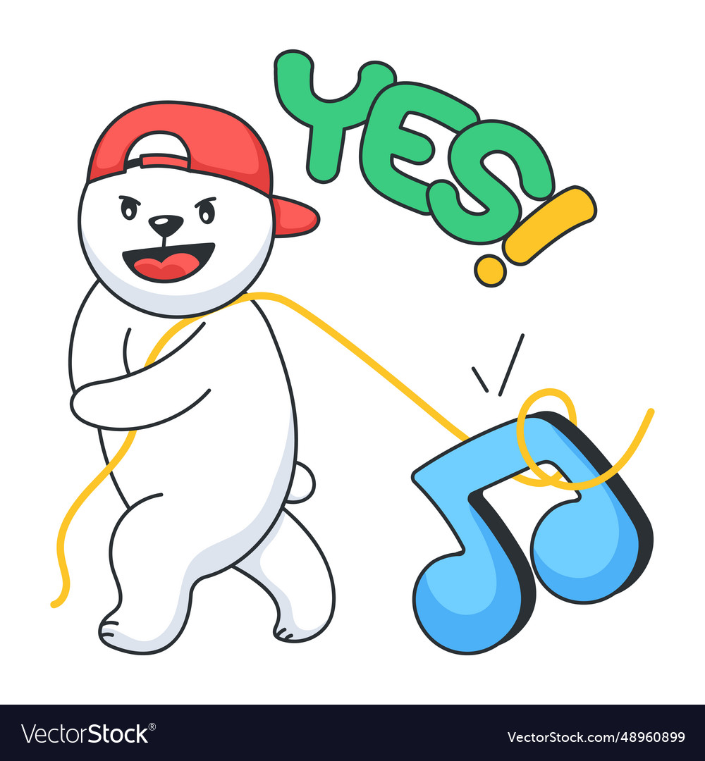 Quaver note Royalty Free Vector Image - VectorStock