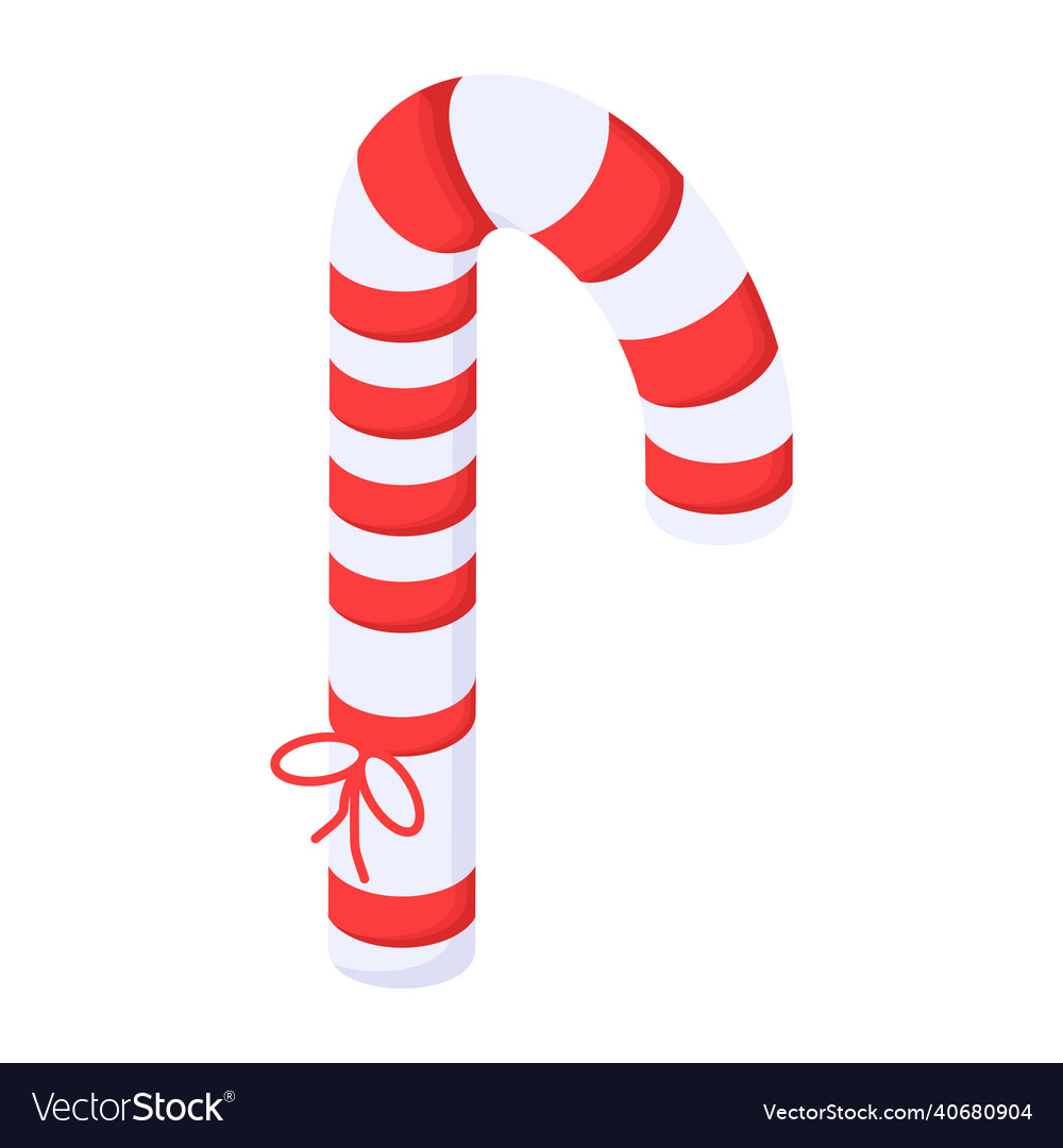 Candy cane Royalty Free Vector Image - VectorStock