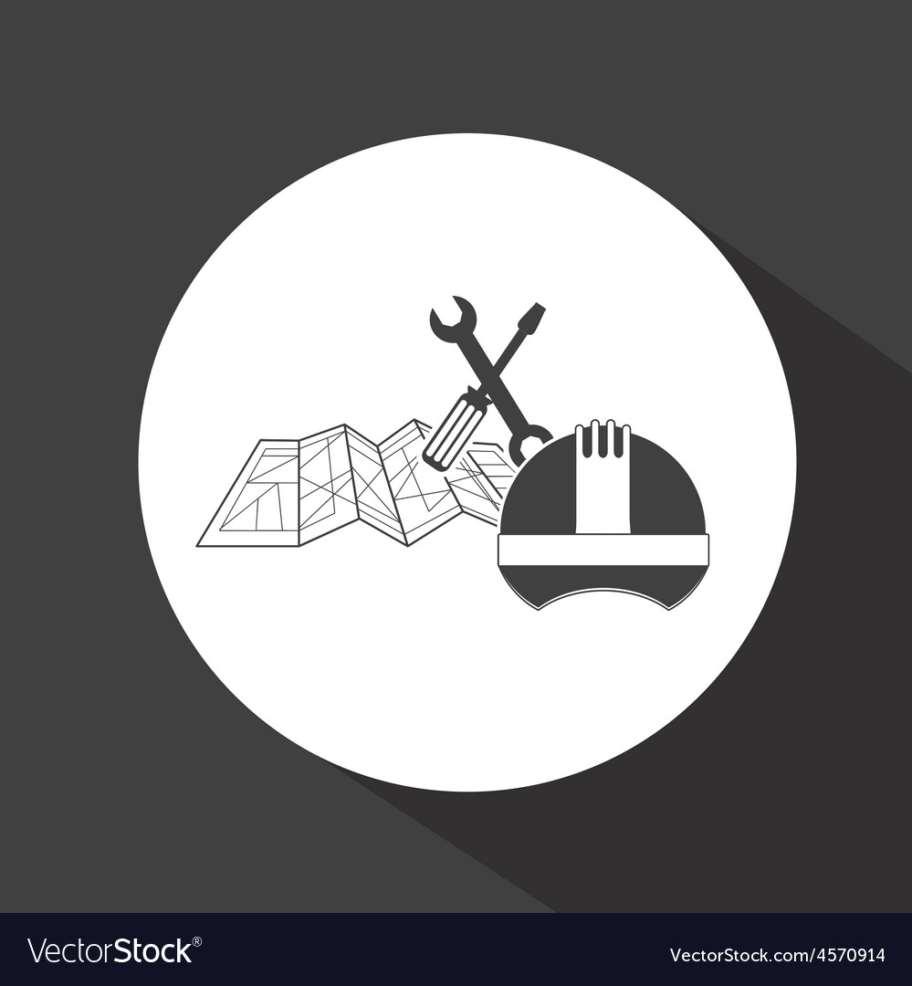 Engineer icon design Royalty Free Vector Image