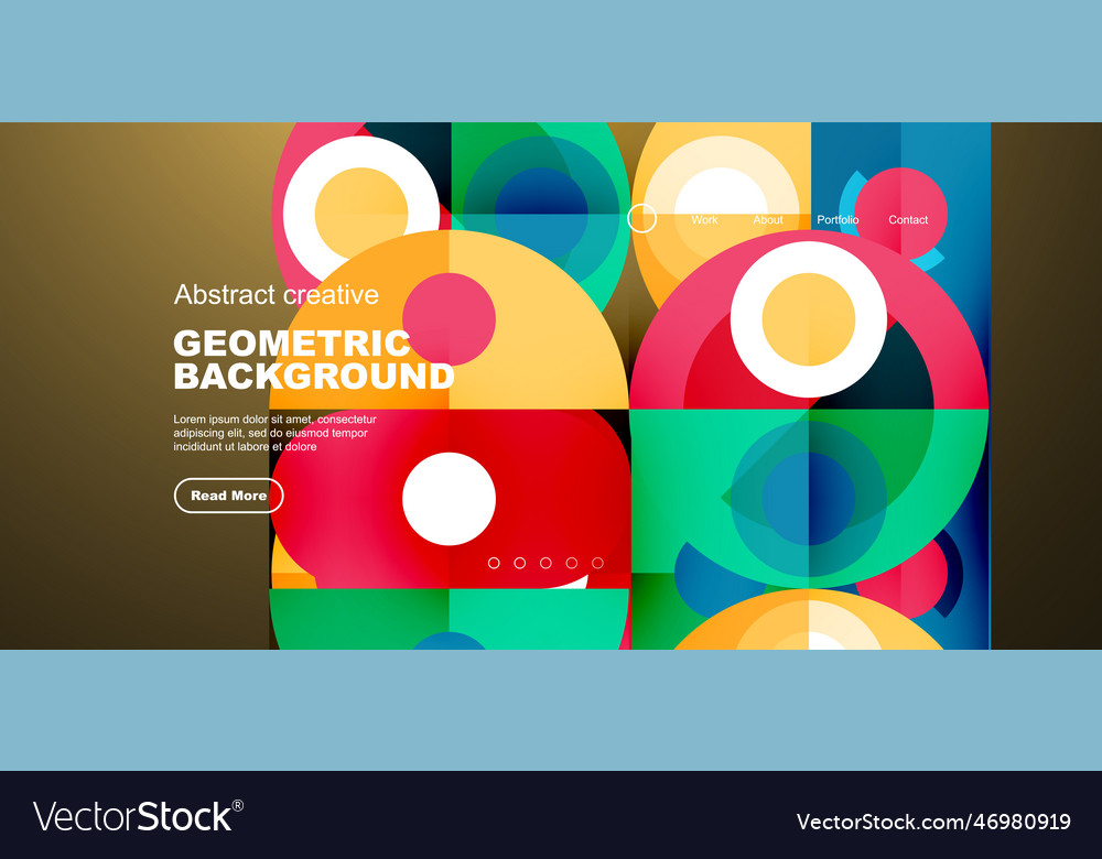 Simple circles and round elements pattern Vector Image