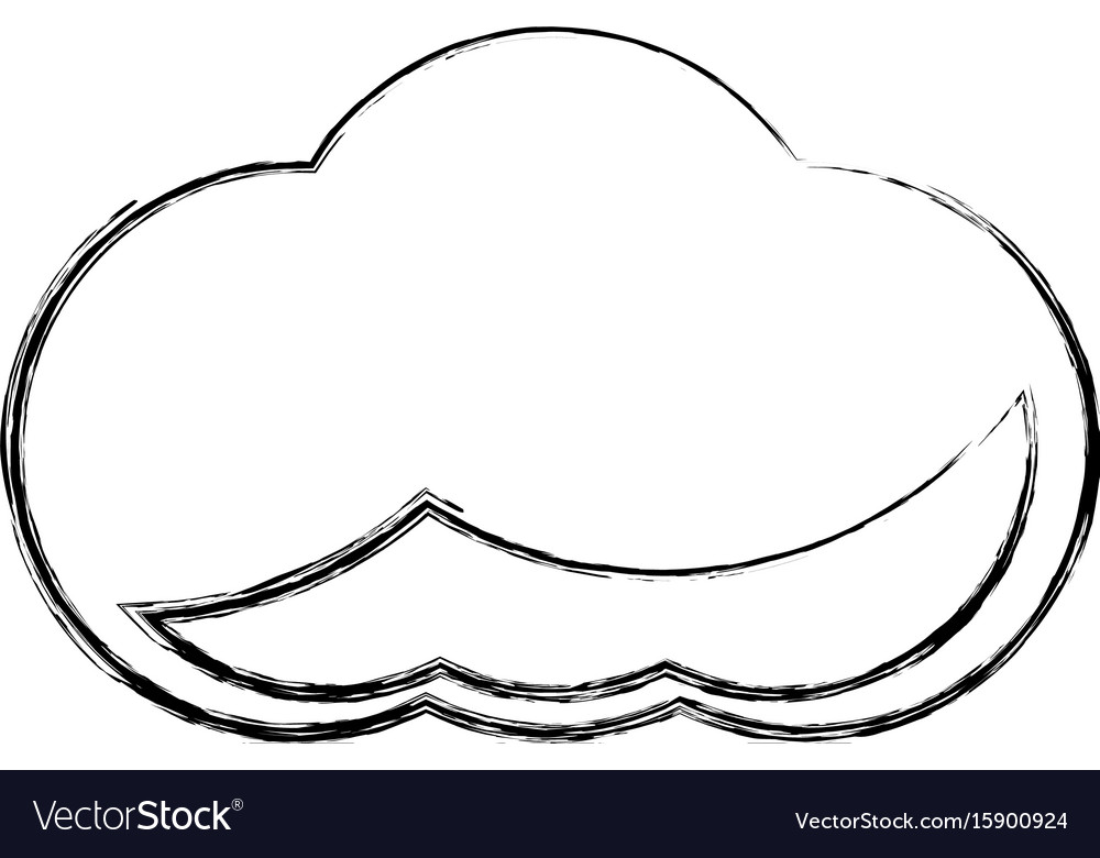 Cloud computing symbol Royalty Free Vector Image