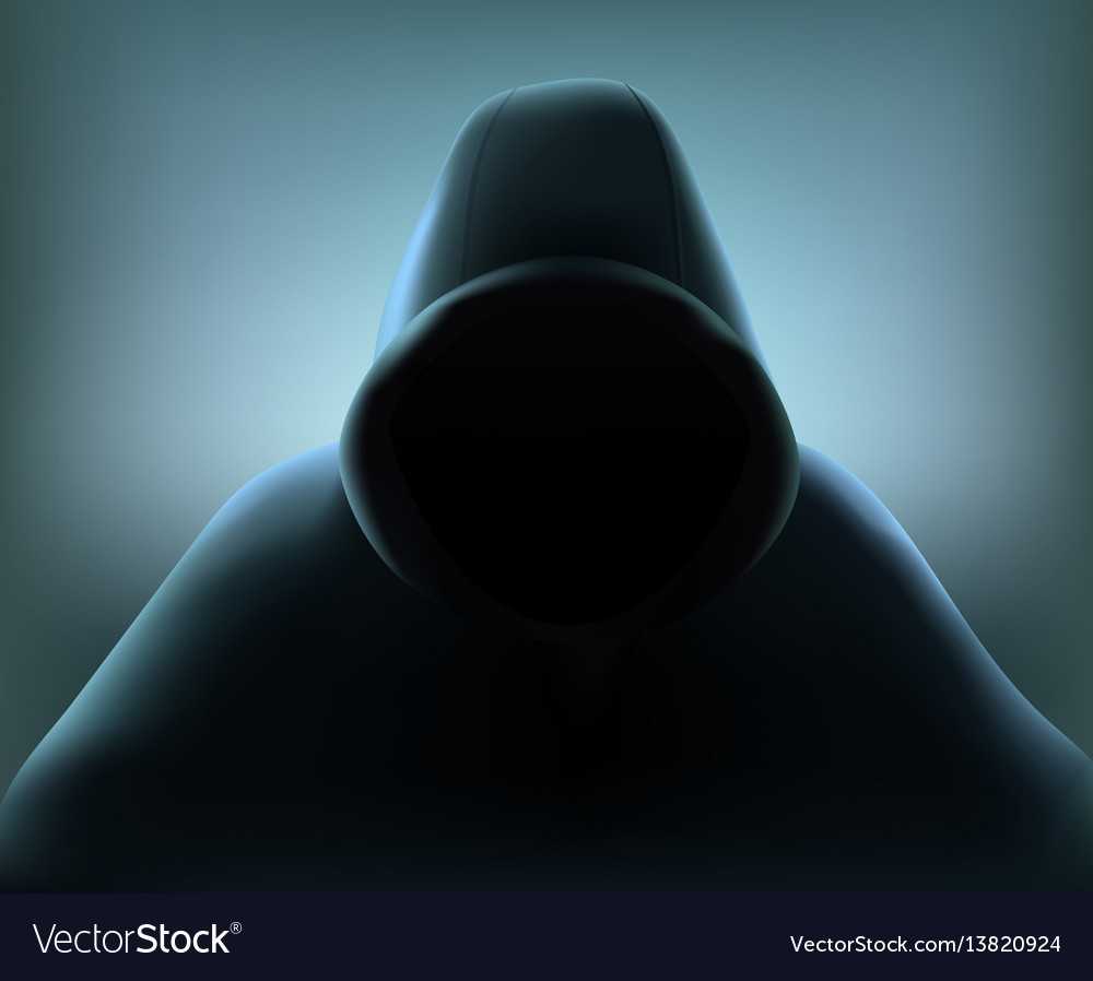 Hacker Realistic Composition Royalty Free Vector Image