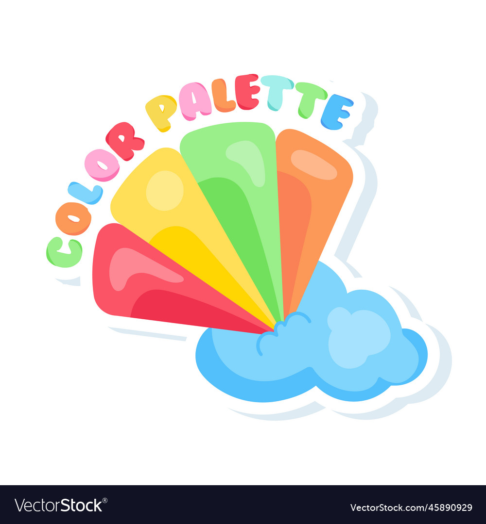 Color palette Royalty Free Vector Image - VectorStock