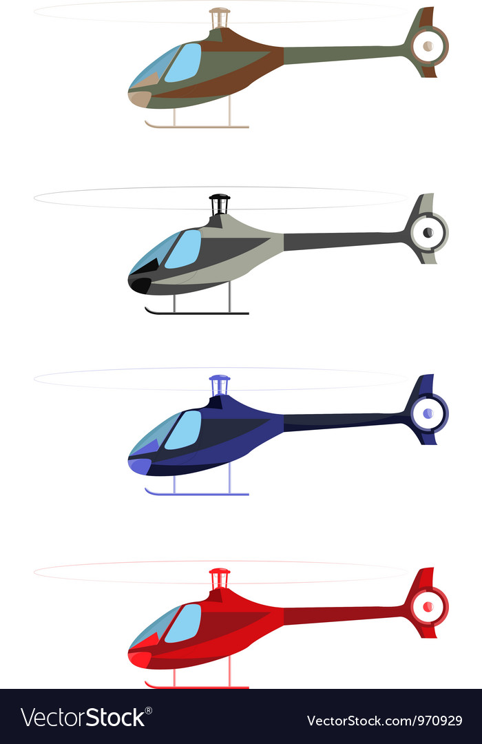 Helicopter Royalty Free Vector Image - VectorStock