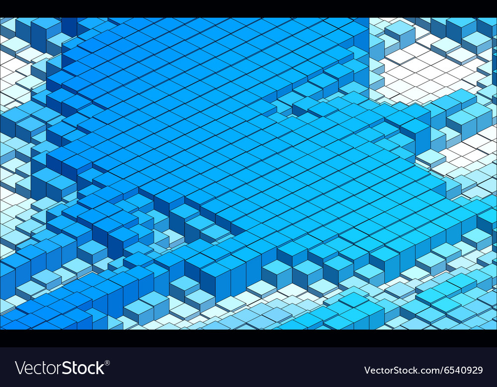 Isometric graph Royalty Free Vector Image - VectorStock
