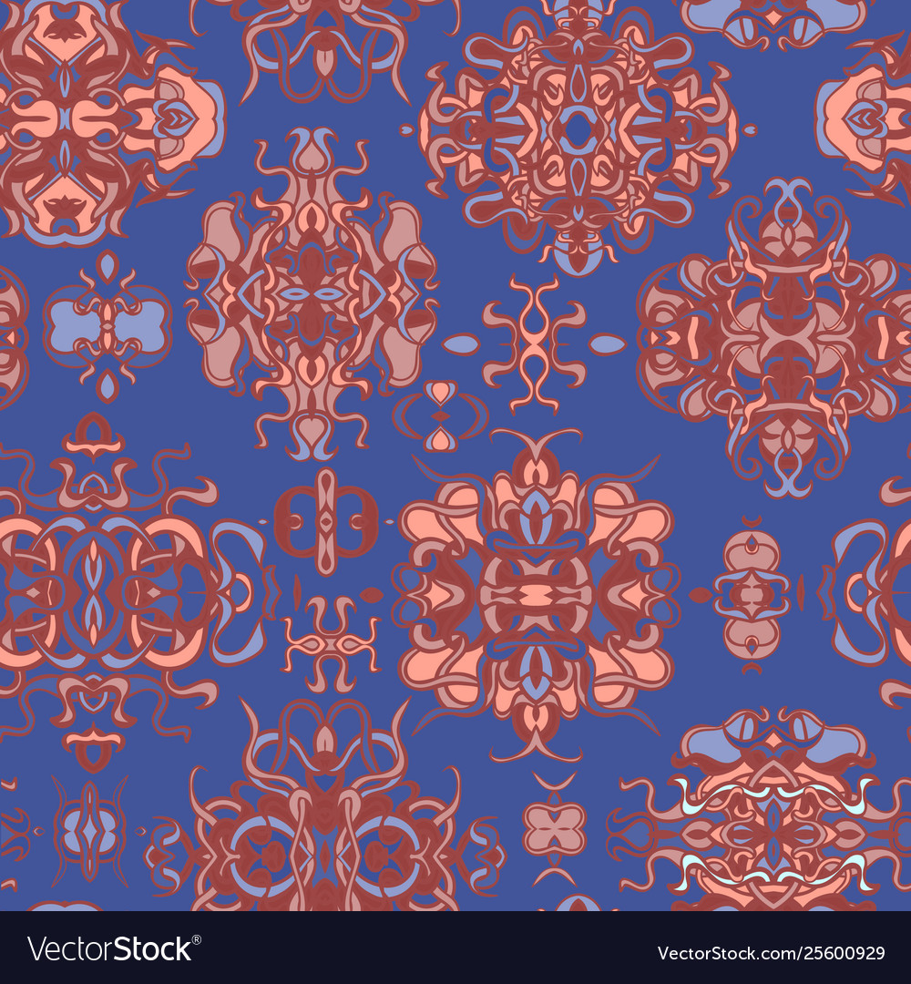 Seamless pattern with colorful abstract shape Vector Image