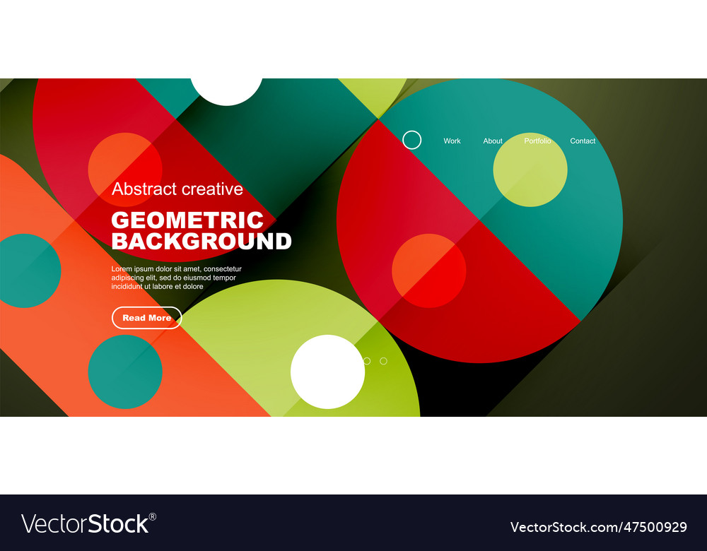 Simple circles and round elements pattern Vector Image