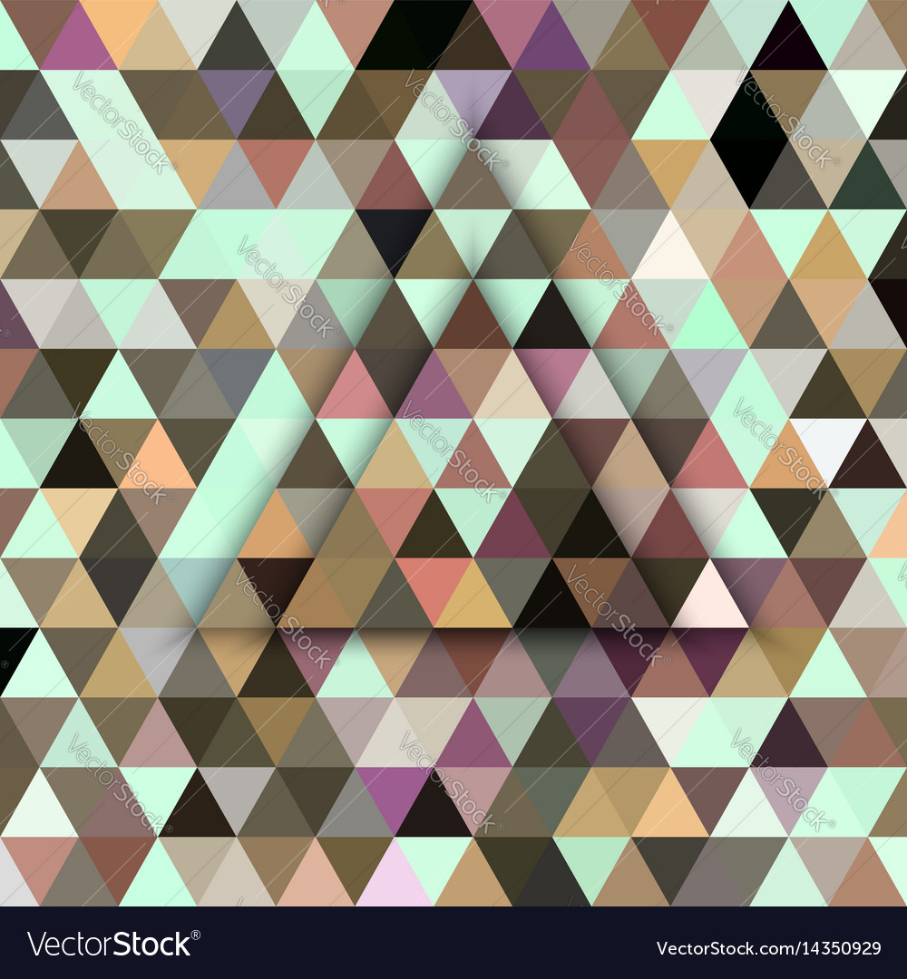 Triangular abstract background Royalty Free Vector Image