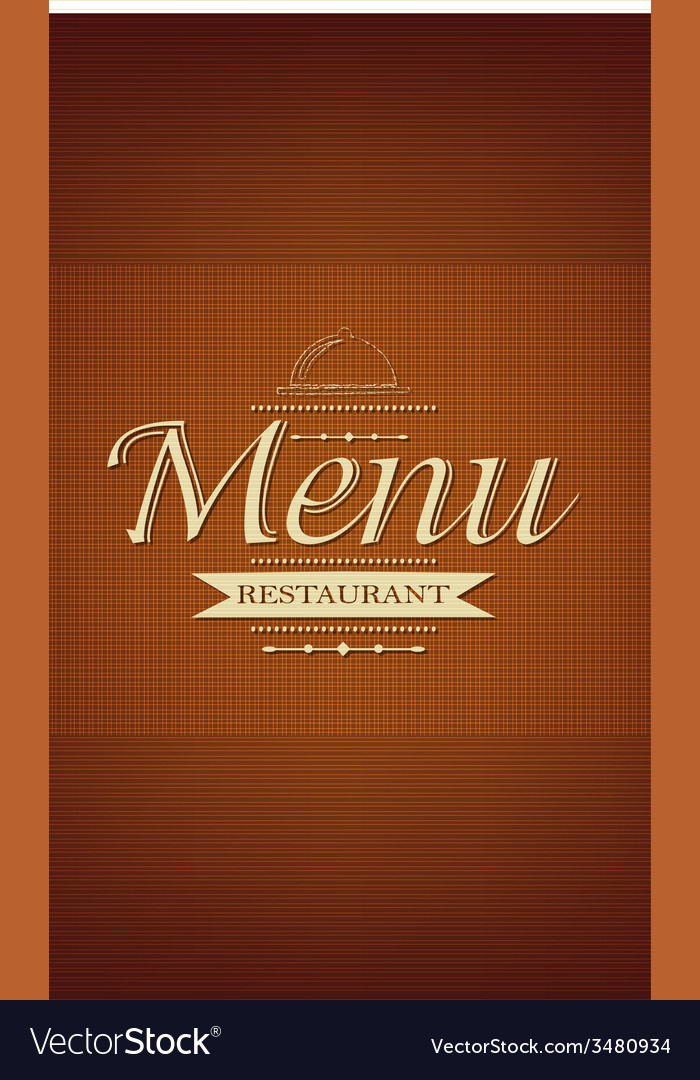 Menu Royalty Free Vector Image - VectorStock