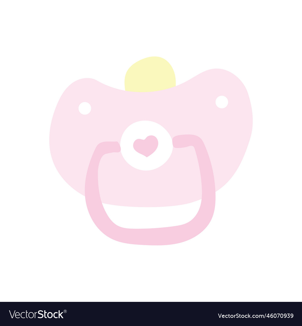 Pacifier Royalty Free Vector Image - VectorStock