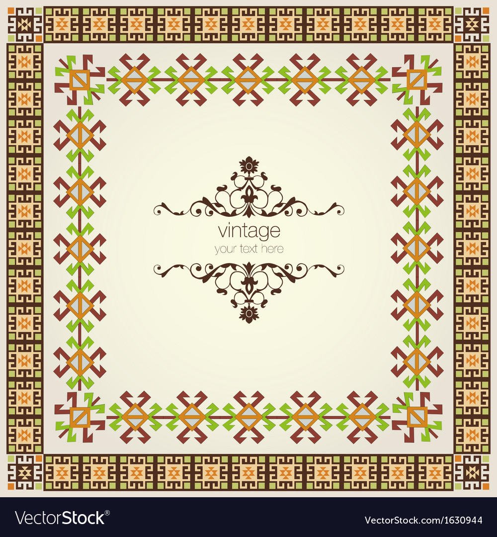 Border design elements Royalty Free Vector Image