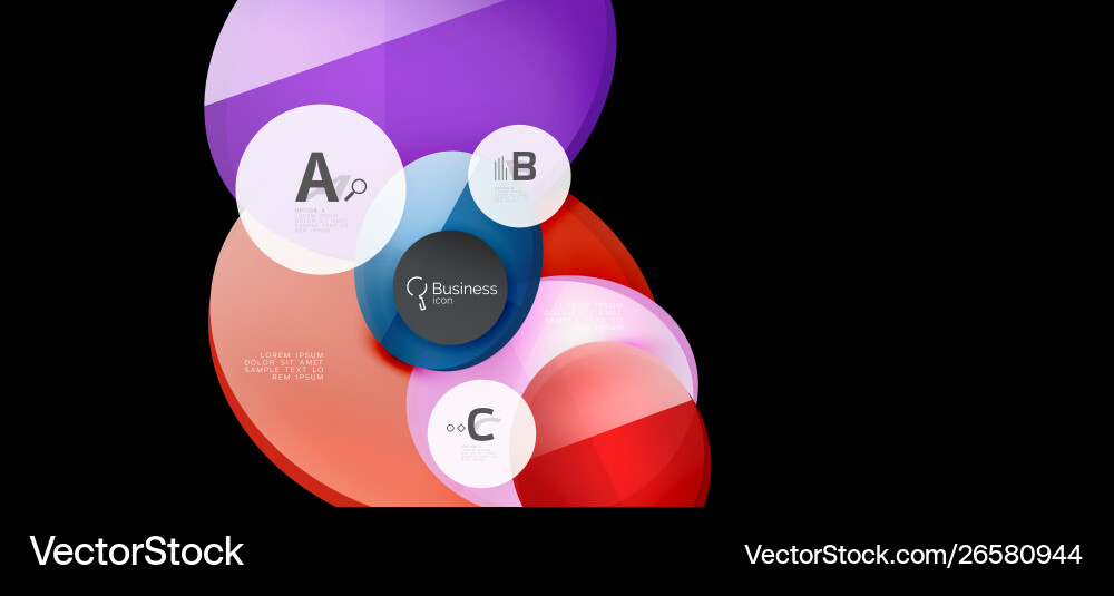 Modern advertising concept for wallpaper design Vector Image
