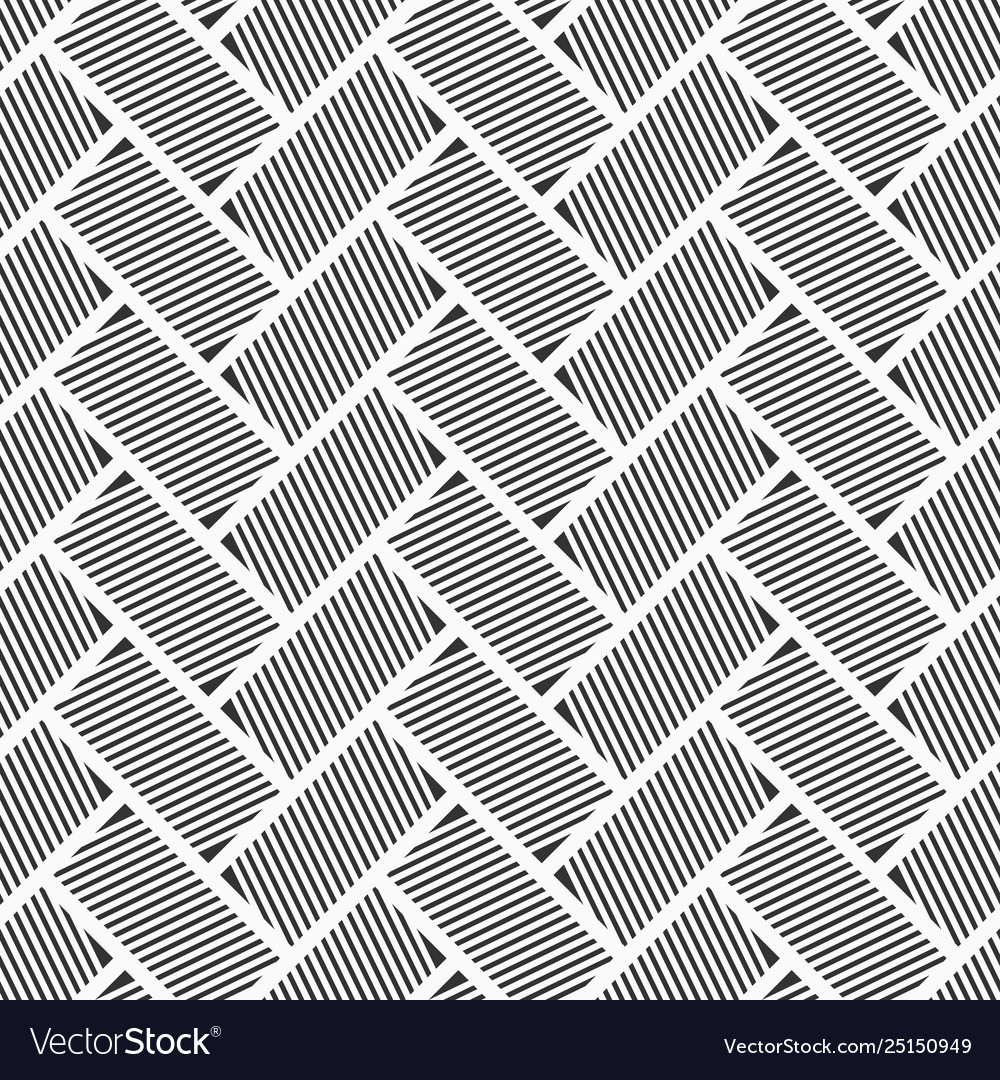 Abstract seamless pattern striped rectangles Vector Image