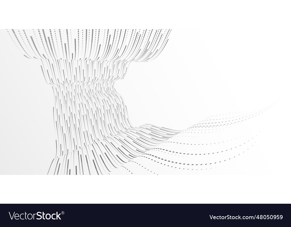 Big Data Flow Technology And Science Background Vector Image