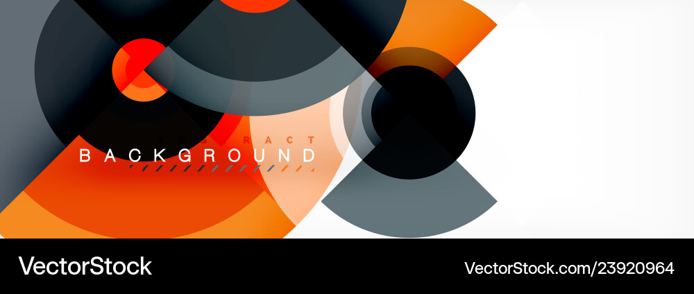 Modern circle background Royalty Free Vector Image
