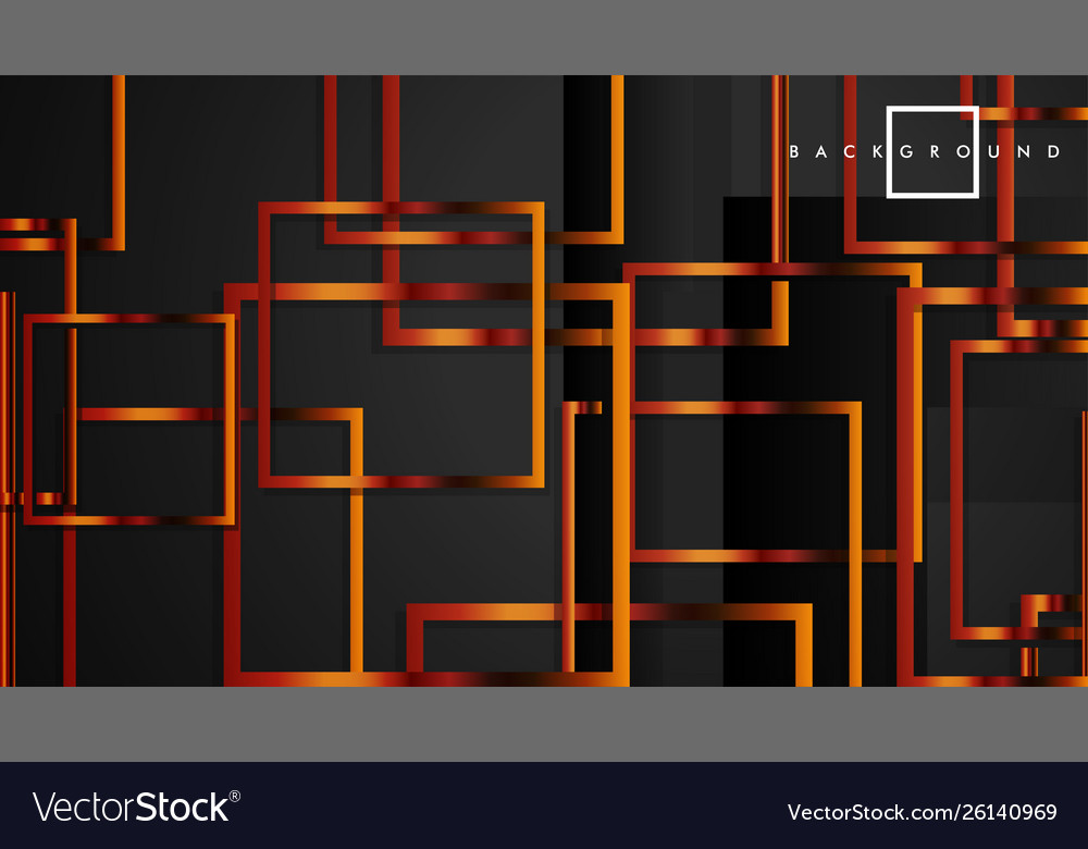 Modern abstract squares backgrounds with a black Vector Image