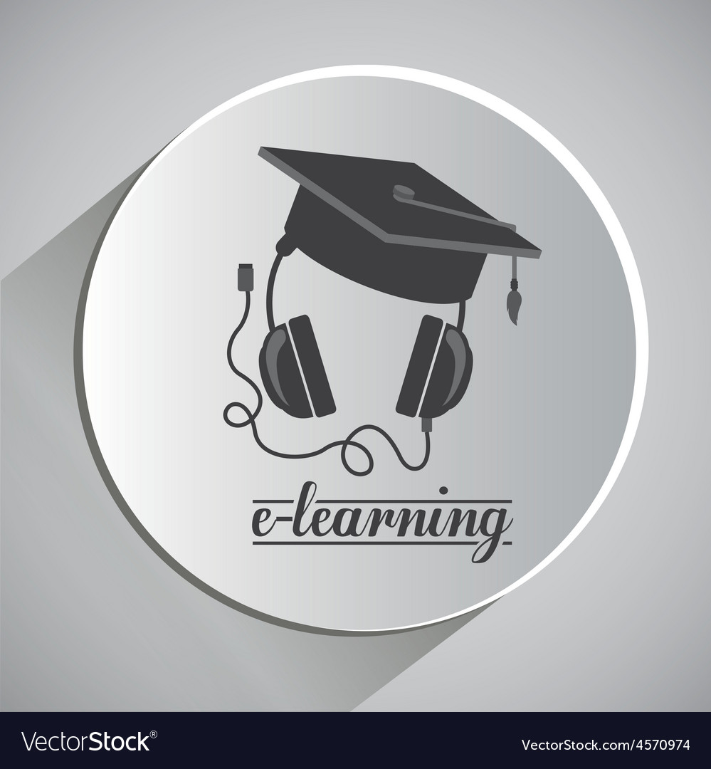 E-learning design Royalty Free Vector Image - VectorStock