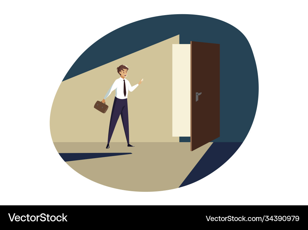 Business career opportunities perspective Vector Image