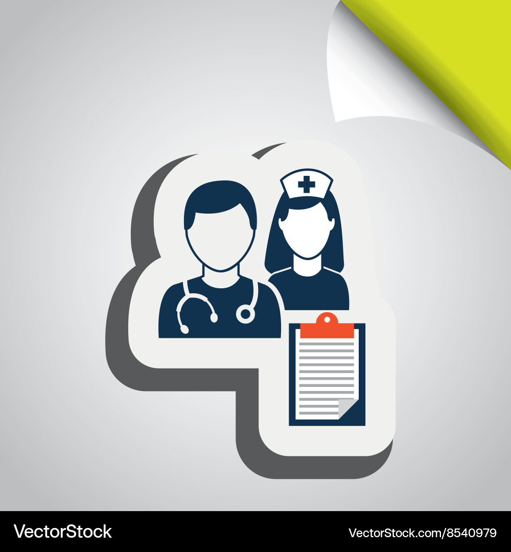 Health professional design Royalty Free Vector Image