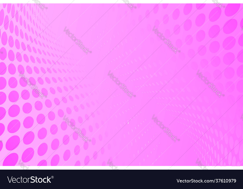 Pink Background With Dots Patter For Beauty Vector Image
