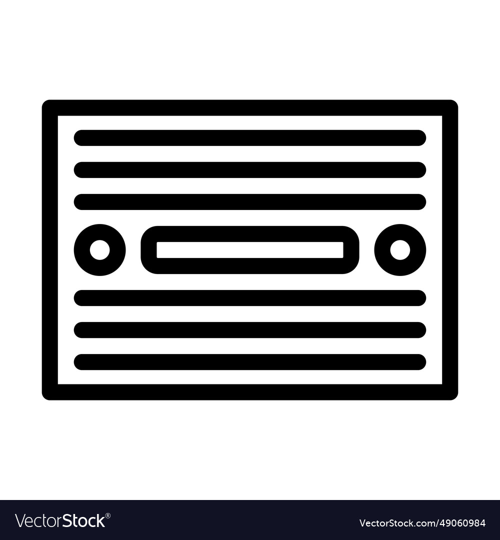 Breadboard prototyping electronics line icon Vector Image Breadboard prototyping electronics line icon Vector Image