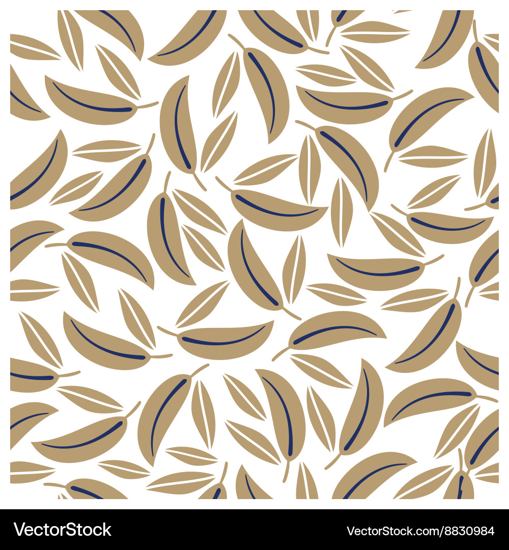 Leavesfruits and flowers seamless pattern Vector Image