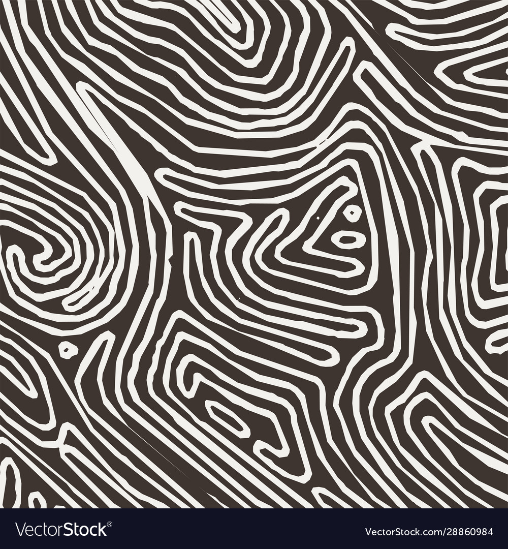 Monochrome pattern curved lines black and white Vector Image Monochrome pattern curved lines black and white Vector Image