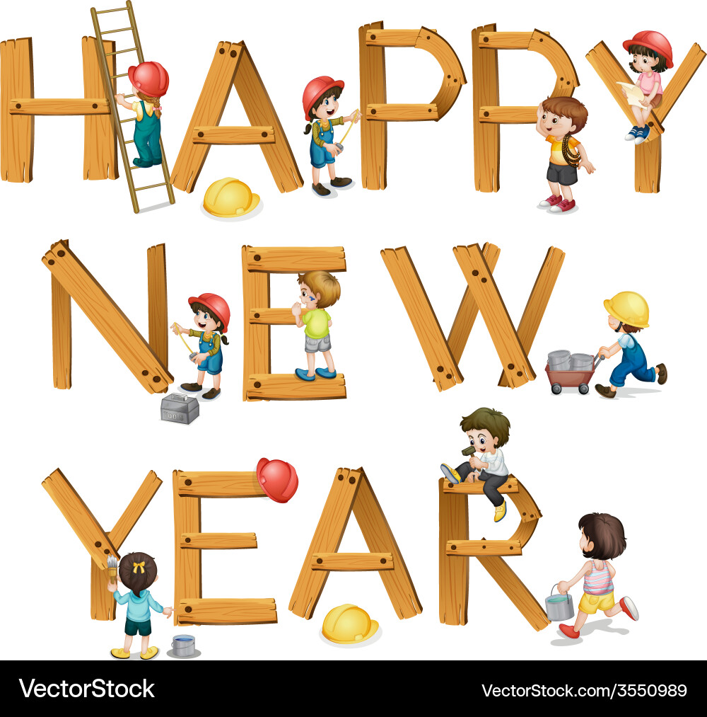 New year Royalty Free Vector Image - VectorStock