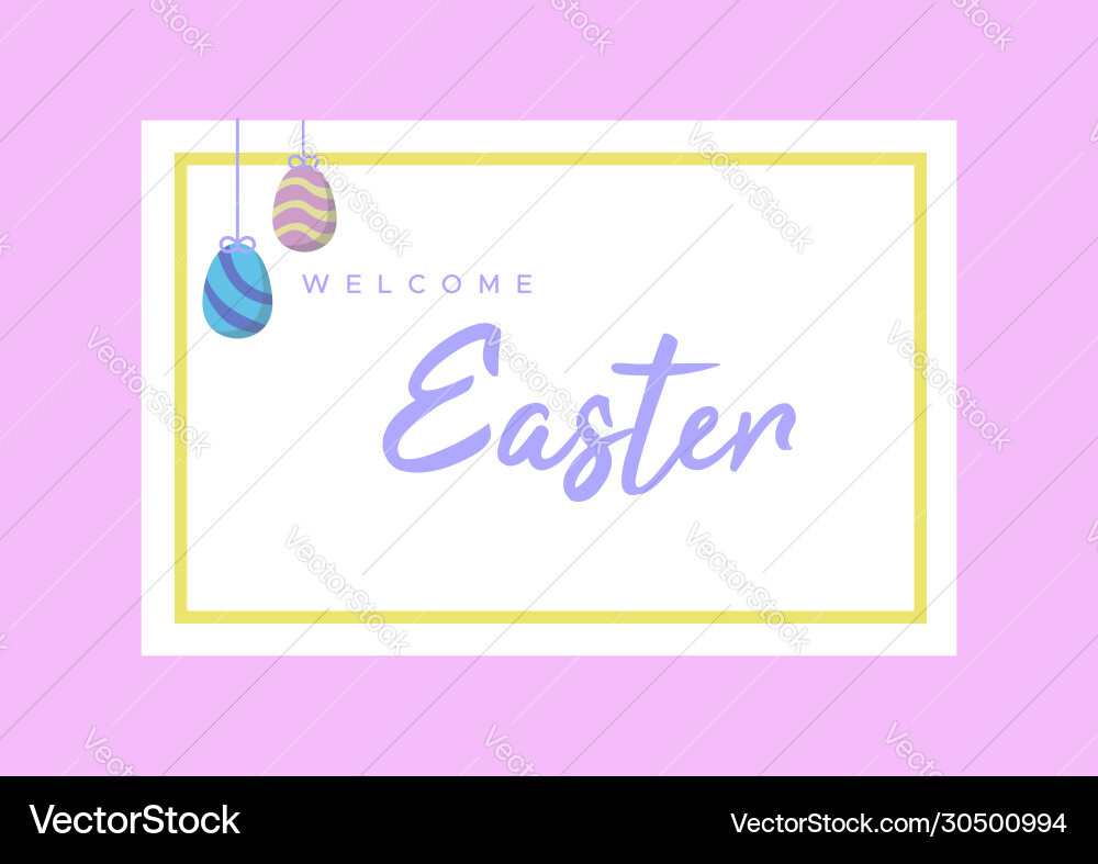 Easter background design Royalty Free Vector Image
