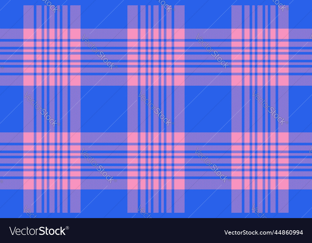 Fabric background pattern plaid seamless textile Vector Image