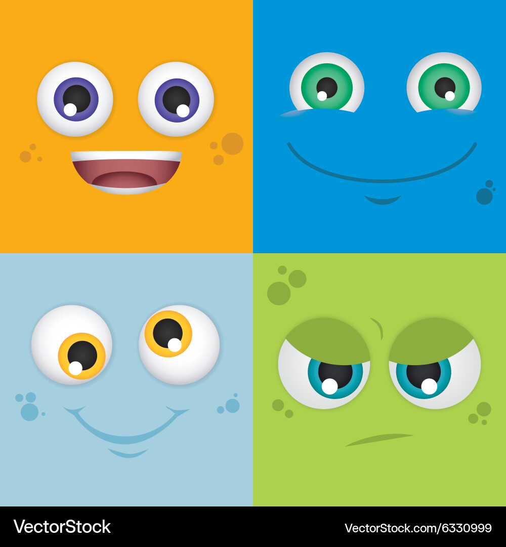 Facial expression Royalty Free Vector Image - VectorStock