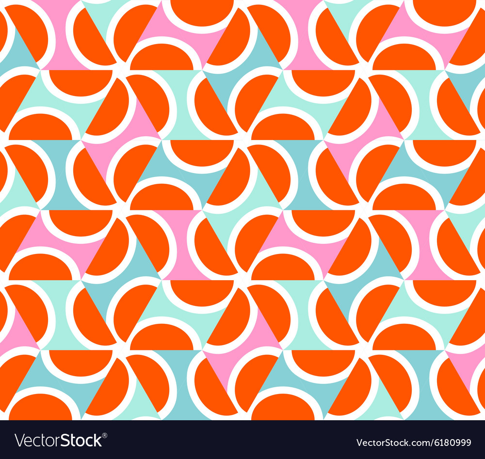 Geometric abstract seamless pattern motif Vector Image