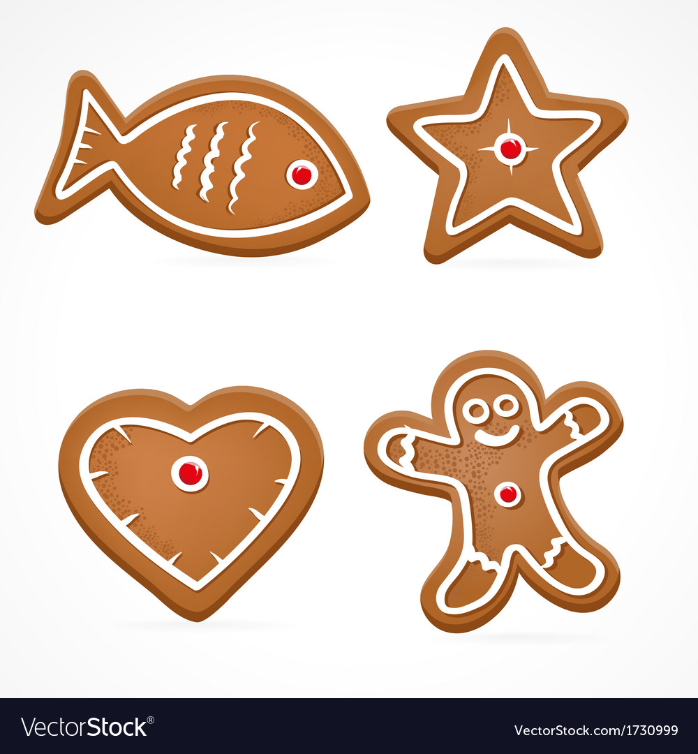 Ginger bread Royalty Free Vector Image - VectorStock