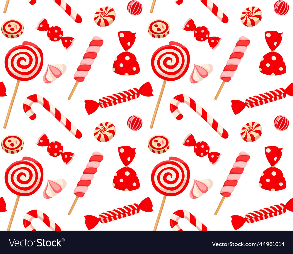 Candy seamless pattern Royalty Free Vector Image