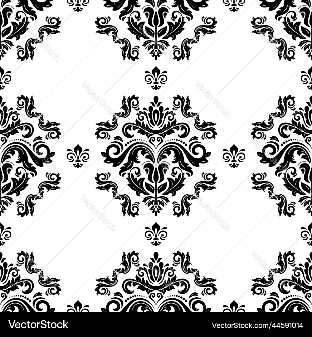 Classic seamless fine pattern Royalty Free Vector Image