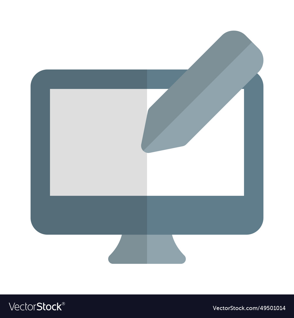 Digital input device used on screen Royalty Free Vector